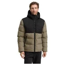 Steppjacke Tom Tailor, Herren, Gr. XXL, smokey olive gr&uuml;n, Obermaterial: 100% Polyester. Futter: 100% Polyester, unifarben, regular fit taillenbedeckt, elastischer Bund, Jacken Steppjacke, mit Kapuze