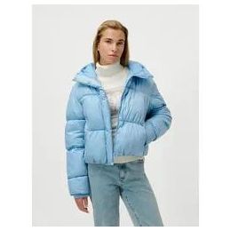Steppjacke LEGER "Viveka, LeGer by Lena Gercke", Damen, Gr. 40, hellblau, Obermaterial: 100% Polyester, taillenbedeckt, Rippstrickb&uuml;ndchen, Jacken Steppjacke, Cropped, mit Rucksack-Riemen innen, Winterjacke