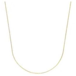 Collierkettchen Amor, gelbgoldfarben, Halsketten, Herren, Gelbgold 375, L: 38 B: 1mm, Made in Germany, B:1mm