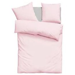 Bettw&auml;sche OTTO HOME "Luisa", rosa, B/L: 155cm x 220cm, 1 Stk., 1 Stk., Renforc&eacute;, B/L: 80cm x 80cm, 2 Stk., Renforc&eacute;, Obermaterial: 100% Baumwolle, Bettw&auml;sche, Bettw&auml;sche, 100% Baumwolle, ab Gr. 135x200, auch in PREMIUM Qualit&auml;ten erh&auml;ltlich