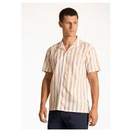 Leinenhemd LINDBERGH "Leinenhemd Relaxed Fit", Herren, Gr. XXL, Normalgr&ouml;&szlig;en, beige (sand), Obermaterial: 70% Baumwolle, 30% Leinen, Hemden