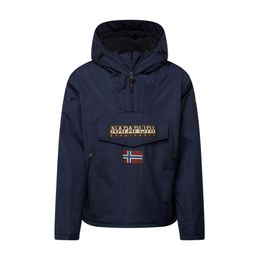 Napapijri Jacke 'Rainforest Next' Herren Gr&ouml;&szlig;e M champagner / marine / dunkelrot / wei&szlig;