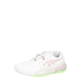 asics Sportschuh 'GEL-RESOLUTION X CLAY' Damen Gr&ouml;&szlig;e 40 grasgr&uuml;n / rosa / wei&szlig;