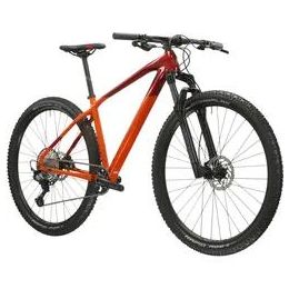 Mountainbike KROSS "Hardtail Level 10.0" Gr. 41, rot (rot, schwarz), Fahrr&auml;der, 41cm, 29 Zoll (73,66cm) hinten: 29 Zoll (73,66cm), mit Carbon-Rahmen und -Gabel