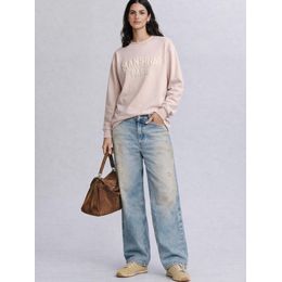 Mansour Shirt 'Paris College Longsleeve' Damen Gr&ouml;&szlig;e S pastellpink