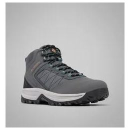 Wanderschuh Columbia "TRANSVERSETM HIKE WATERPROOF", Herren, Gr. 44,5, dunkelgrau, cloudburst, Leder, Schuhe Wanderschuh, wasserdicht