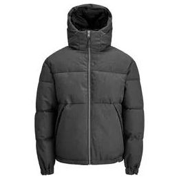 Jack & Jones Steppjacke JACK & JONES "JPRBLALENNOX PUFFER JACKET", Herren, Gr. XS, dunkelgrau melange, Web, Obermaterial: 100% Polyester, meliert, regular fit normal, Jacken Steppjacke