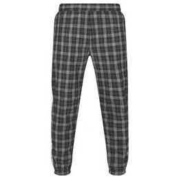 Stoffhose 2Y Premium "2Y Premium Herren 2Y Cropped Pants Plaid", Herren, Gr. M, US-Gr&ouml;&szlig;en, schwarz, 70% Baumwolle, 27% Polyester, 3% Elasthan, gestreift, skinny fit, Hosen Stoffhose