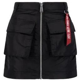 Skort Alpha Industries "Utility Mini Skirt W", Damen, Gr. XS, schwarz, Obermaterial: 100% Nylon, R&ouml;cke Skort