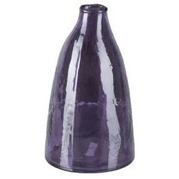 Dekovase CREATIV HOME "Vase", aubergine, H:20cm &Oslash;:11,5cm, Vasen, mit durchbrochenem Design