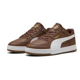 Sneaker Puma "CAVEN III", Herren, Gr. 45, chestnut braun, Puma wei&szlig;, gold, Synthetik, mehrfarbig, Schuhe Sneaker, Obermaterial aus Synthetik, Innenmaterial aus Textil