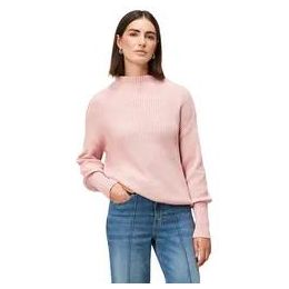 Strickpullover Zero "Damen mit Pailletten", Damen, Gr. 42, rosros, Strick, Obermaterial: 1% Polyester, 24% Polyacryl, 75% Baumwolle, unifarben, figurumspielend normal, weit B&uuml;ndchen krempelbar, Pullover Strickpullover, Pailletten