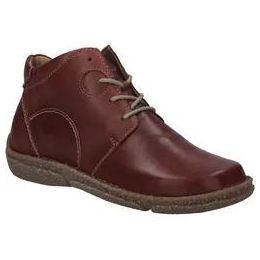 Stiefelette Josef Seibel "Neele 46, bordeaux", Damen, Gr. 42, rot (bordeaux), Obermaterial: 100% Rindsleder Leather cow., Schuhe Stiefelette