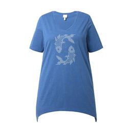 Ulla Popken Shirt female Blue size 58-60