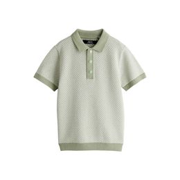 next Poloshirt Jungen Gr&ouml;&szlig;e 116 jade / wei&szlig;