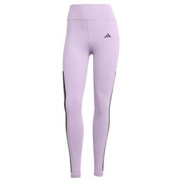 adidas Performance Sporthose 'Optime' Damen Gr&ouml;&szlig;e M/L lavendel / schwarz