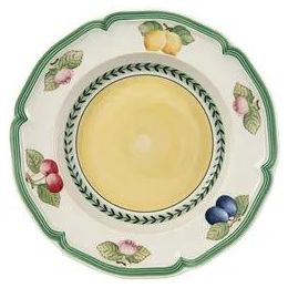 Villeroy & Boch Suppenteller VILLEROY & BOCH "Suppenteller French Garden Fleurence &oslash; 22,8 cm bunt", bunt, L:22,8cm, Speiseteller