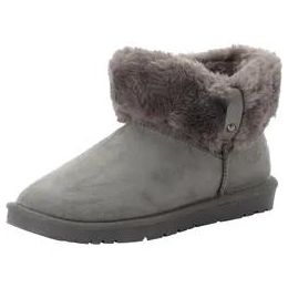 O`Neill Schlupfboots O'NEILL "JENNER WOMEN MID", M&auml;dchen, Gr. 36, grau (monument), Synthetik, Schuhe Schlupfboots, gef&uuml;tterte Winterboots, Snowboots, Winterschuhe, gef&uuml;ttert