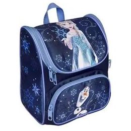 Vorschulranzen Scooli "Cutie", Kinder, Gr. B/H/T: 21cm x 23cm x 13cm, frozen blau, Polyester, gemustert, Rucks&auml;cke