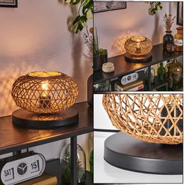 hofstein Mulstrand Tischleuchte 25cm Naturfarben, 1-flammig