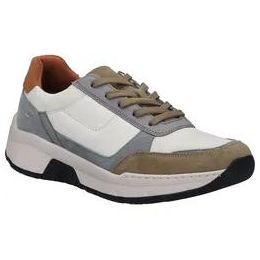 Sneaker Josef Seibel "Mitchell 10, natur-multi", Herren, Gr. 43, beige (natur, multi), Obermaterial: 80% Rindsleder Leather cow. 20% Textilmaterial TEXMAT., Schuhe Sneaker