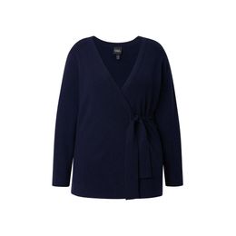 Ulla Popken Knit Cardigan female Blue size 54-56