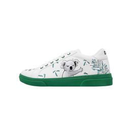 DOGO Sneaker low 'Ace Sneakers - Koala Hug' Damen Gr&ouml;&szlig;e 40 wei&szlig;