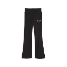 Puma Leggings 'Class' M&auml;dchen Gr&ouml;&szlig;e 140 schwarz / wei&szlig;