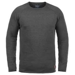 Strickfleece-Pullover Blend "Strickpullover BHJohn", Herren, Gr. M, grau (charcoal), Obermaterial: 100% Baumwolle CO., Pullover