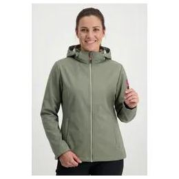 Softshelljacke CMP, Damen, Gr. 50, avocado, Softshell, Obermaterial: 100% Polyester. Futter: 100% Polyester, hoch geschlossener Ausschnitt, eingefasste Kante, Jacken Softshelljacke, Atmungsaktiv & Windabweisend & Wasserabweisend & Leichtes Material