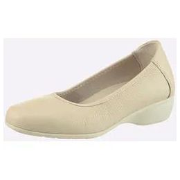 Classic Dog Ballerina CLASSIC, Damen, Gr. 41, beige, Glattleder, Basic, Schuhe Ballerina