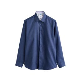 next Button Up Shirt male Blue size 16.5