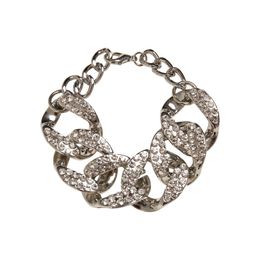 Urban Classics Bracelet male Silver size S/M