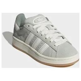 Sneaker Adidas ORIGINALS "CAMPUS 00S", M&auml;dchen, Gr. 35,5, linen gr&uuml;n, core wei&szlig;, silber gr&uuml;n, Leder, Schuhe Sneaker, f&uuml;r Kinder & Jugendliche