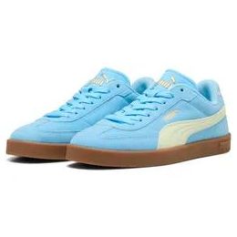 Sneaker Puma "CLUB II ERA SUEDE", Damen, Gr. 39, vibrant blau, apple spritz, Leder, unifarben, Schuhe Sneaker, mit sportlichem Design, mit Schn&uuml;rverschluss, mit Gummilaufsohle