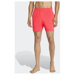 Badeshorts Adidas PERFORMANCE "SWIM 5-INCH", Herren, Gr. XXL, N-Gr, lucid rot, wei&szlig;, Obermaterial: 100% Polyester, Badehosen Badeshorts