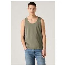 Levi's Tanktop LEVI'S "LSE HOUSEMARK TANK", Herren, Gr. XL, mulled basil, Jersey, Obermaterial: 100% Baumwolle, unifarben, regular fit normal, Rundhals, Tops Tanktop, mit Logo Stickerei