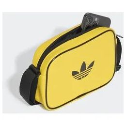 Sporttasche Adidas ORIGINALS "ADICOLOR CLASSIC MINI AIRLINER", eqt gelb, Obermaterial: 100% Polyurethan, Taschen Sporttasche