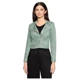 BETTY & CO Jackenblazer BETTY & CO "Damen mit Stehkragen", Damen, Gr. 42, mintgr&uuml;n, Obermaterial: 95% Polyester, 5% Elasthan; Futter: 100% Polyester, tailliert kurz, Blazer, Material