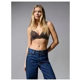 T-Shirt-BH Only "ONLTRACY LAURA MOLDED BRA NOOS ACC", Damen, Gr. M, N-Gr, seal braun, Jersey, Obermaterial: 75% Nylon, 25% Elasthan, unifarben, BHs T-Shirt-BH, Kunstfaser