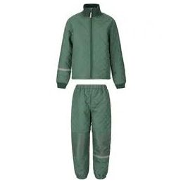 Skianzug ZIGZAG "Stockland", Kinder, Gr. 110, gr&uuml;n, olivgr&uuml;n, 100% Polyester, unifarben, Sportanz&uuml;ge Skianzug, atmungsaktiv