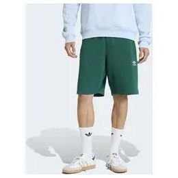 Shorts Adidas ORIGINALS "ESSENTIALS TREFOIL", Herren, Gr. M, N-Gr, collegiate gr&uuml;n, normal, gr., Obermaterial: 100% Baumwolle, Hosen Shorts, Essential Sweat Shorts mit Logo, aus weichem French-Terry Material