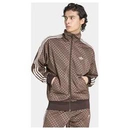 Trainingsjacke Adidas ORIGINALS "FIREBIRD LOOSE MONOGRAM", Herren, Gr. XL, aurora coffee, earth strata, sandy pink, Obermaterial: 100% Polyester, Jacken Trainingsjacke