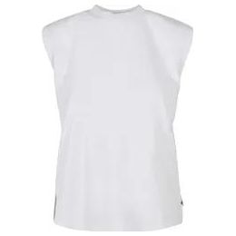 Tanktop Urban Classics "Urban Classics Damen", Damen, Gr. XXL, wei&szlig;, 100% Baumwolle (Bio), unifarben, loose fit, Tops Tanktop
