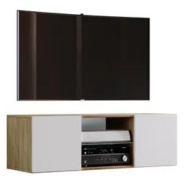 Wohnzimmertisch Vcm "Holz TV Wand H&auml;nge Lowboard Fernsehschrank Jusa 95", braun (sonoma, eiche), B:95cm T:36cm, Sideboards, TV-Sideboard
