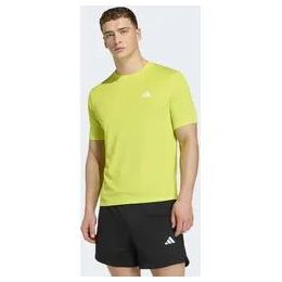 T-Shirt Adidas PERFORMANCE "WORKOUT ESSENTIALS BASE", Herren, Gr. XXL, semi solar gelb, Obermaterial: 100% Polyester, Rundhals, Shirts T-Shirt, regul&auml;re Passform, mit Climacool Technologie