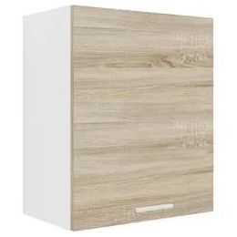 H&auml;ngeschrank Vcm "K&uuml;chenschrank B. 50 cm H&auml;ngeschrank K&uuml;che Esilo", braun (wei&szlig;, sonoma, eiche), B:50cm T:31cm, Obermaterial: 100% Holz Wood., Schr&auml;nke, H&auml;ngeschrank