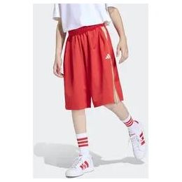 Shorts Adidas SPORTSWEAR "STADIUM MESH", Jungen, Gr. 152, N-Gr, pure ruby, crystal linen,, Obermaterial: 100% Polyester, Hosen Shorts