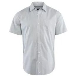 Kurzarmhemd Stooker Men "HUDSON Kurzarm-Hemd", Herren, Gr. XL, US-Gr&ouml;&szlig;en, wei&szlig; minimal, Stoff, 60% Baumwolle, 40% Polyester, regular fit, Hemden, Stooker HUDSON Herren Kurzarmhemd Regular Fit