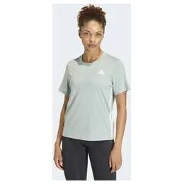 T-Shirt Adidas PERFORMANCE "WE 3S CREW TEE", Damen, Gr. XS, wosa, wei&szlig;, Obermaterial: 93% Polyester, 7% Elasthan, Rundhals, Shirts T-Shirt